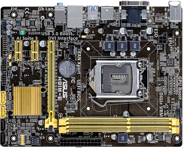 Matična ploča ASUS INTEL H81M-E Micro ATX 2xDDR3 2xSATAII 2xSATAIII 2xUSB 3.0 8xUSB 2.0 3xPCI Express 1xVGA 1xDVI Socket 1150