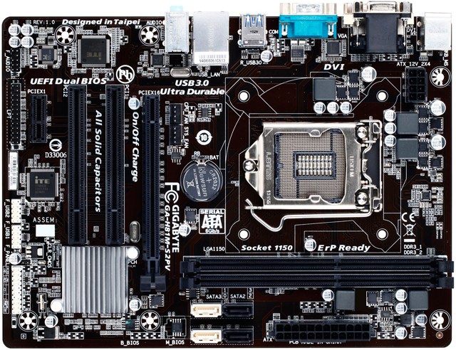 Matična ploča GIGABYTE INTEL GA-H81M-S2PV Micro ATX 2xDDR3 2xSATAII 2xSATAIII 2xUSB 3.0 4xUSB 2.0 2xPCI Express 2xPCI 1xVGA 1xDVI Socket 1150