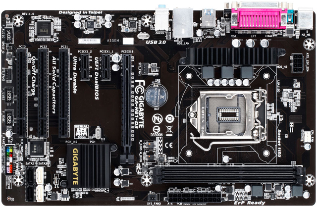 Matična ploča GIGABYTE INTEL GA-H81-D3 ATX 2xDDR3 2xSATAII 2xSATAIII 2xUSB 3.0 4xUSB 2.0 3xPCI Express 3xPCI 1xVGA 1xRS232 1xparalelni Socket 1150