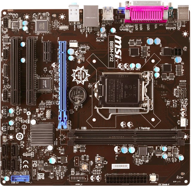 Matična ploča MSI INTEL B85M-P32 Micro ATX 2xDDR3 2xSATAII 2xSATAIII 2xUSB 3.0 4xUSB 2.0 2xPCI Express 2xPCI 1xVGA 1xRS232 1xparalelni Socket 1150