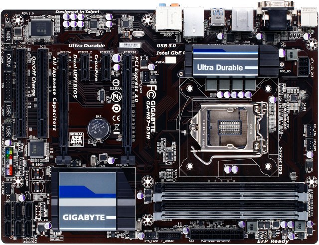 Matična ploča GIGABYTE INTEL GA-H87-D3H ATX 4xDDR3 6xSATAIII 5xUSB 3.0 6xUSB 2.0 4xPCI Express 2xPCI 1xVGA 1xDVI 1xHDMI Socket 1150