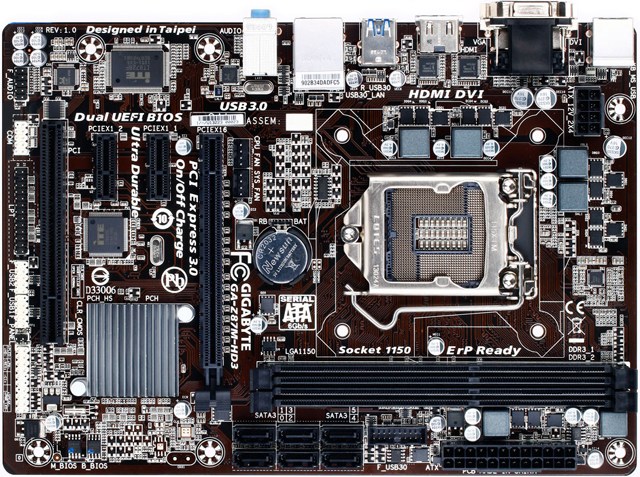 Matična ploča GIGABYTE INTEL GA-Z87M-HD3 Micro ATX 2xDDR3 6xSATAIII 5xUSB 3.0 5xUSB 2.0 3xPCI Express 1xPCI 1xVGA 1xDVI 1xHDMI Socket 1150