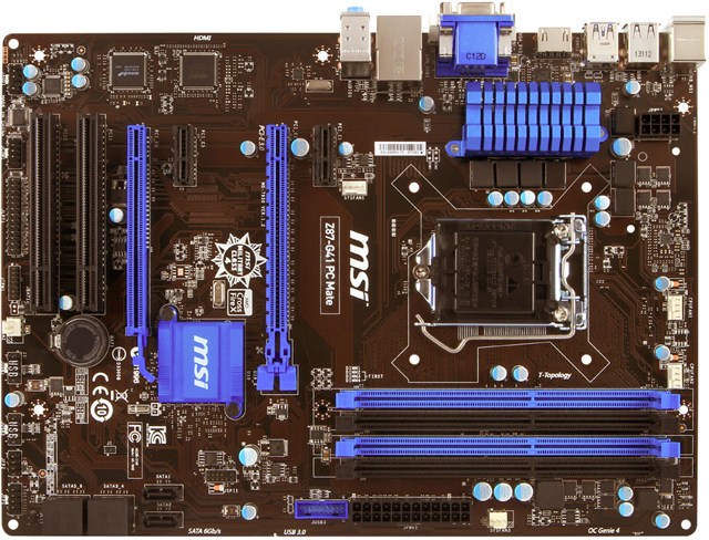 Matična ploča MSI INTEL Z87-G41 PC Mate ATX 4xDDR3 6xSATAIII 5xUSB 3.0 4xUSB 2.0 4xPCI Express 2xPCI 1xVGA 1xDVI 1xHDMI Socket 1150