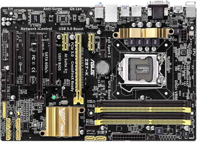 Matična ploča ASUS INTEL Z87-K ATX 4xDDR3 6xSATAIII 3xUSB 3.0 7xUSB 2.0 4xPCI Express 3xPCI 1xVGA 1xDVI 1xHDMI Socket 1150