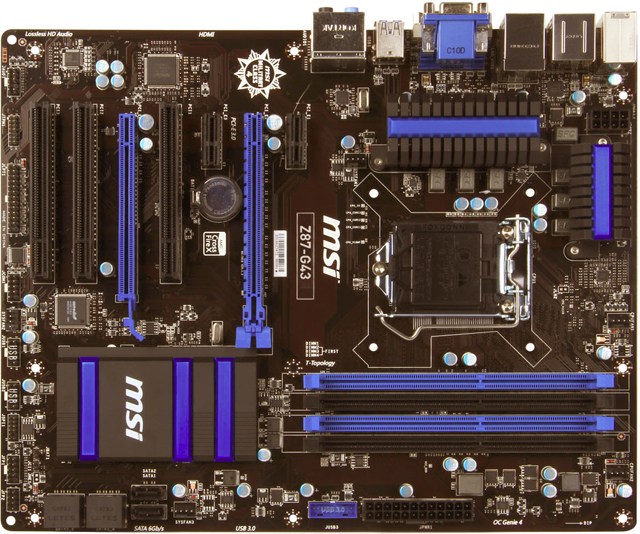 Matična ploča MSI INTEL Z87-G43 ATX 4xDDR3 6xSATAIII 3xUSB 3.0 8xUSB 2.0 4xPCI Express 3xPCI 1xVGA 1xDVI 1xHDMI Socket 1150