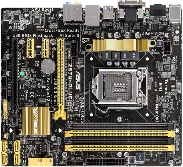 Matična ploča ASUS INTEL Z87M-PLUS Micro ATX 4xDDR3 6xSATAIII 5xUSB 3.0 5xUSB 2.0 2xPCI Express 2xPCI 1xVGA 1xDVI 1xHDMI Socket 1150