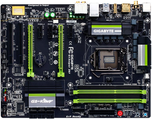 Matična ploča GIGABYTE INTEL G1.Sniper Z87 ATX 4xDDR3 6xSATAIII 5xUSB 3.0 5xUSB 2.0 5xPCI Express 2xPCI 1xHDMI 1xDisplayPort Socket 1150