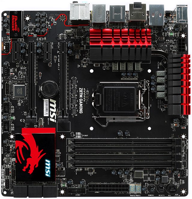 Matična ploča MSI INTEL Z87M GAMING Micro ATX 4xDDR3 2xeSATA 6xSATAIII 6xUSB 3.0 4xUSB 2.0 4xPCI Express 2xHDMI 1xDisplayPort Socket 1150