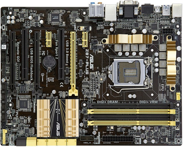 Matična ploča ASUS INTEL Z87-PLUS ATX 4xDDR3 8xSATAIII 7xUSB 3.0 4xUSB 2.0 5xPCI Express 2xPCI 1xVGA 1xDVI 1xHDMI 1xMini DisplayPort Socket 1150