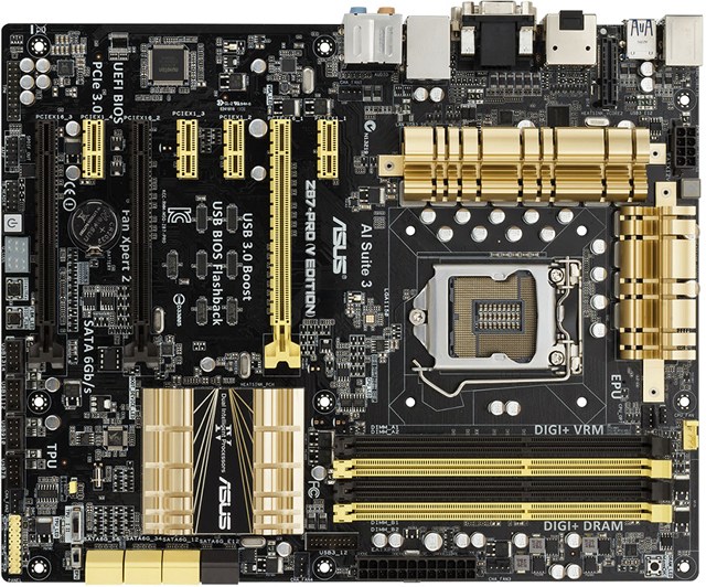 Matična ploča ASUS INTEL Z87-PRO V EDITION ATX 4xDDR3 8xSATAIII 7xUSB 3.0 4xUSB 2.0 7xPCI Express 1xVGA 1xDVI 1xHDMI 1xDisplayPort Socket 1150