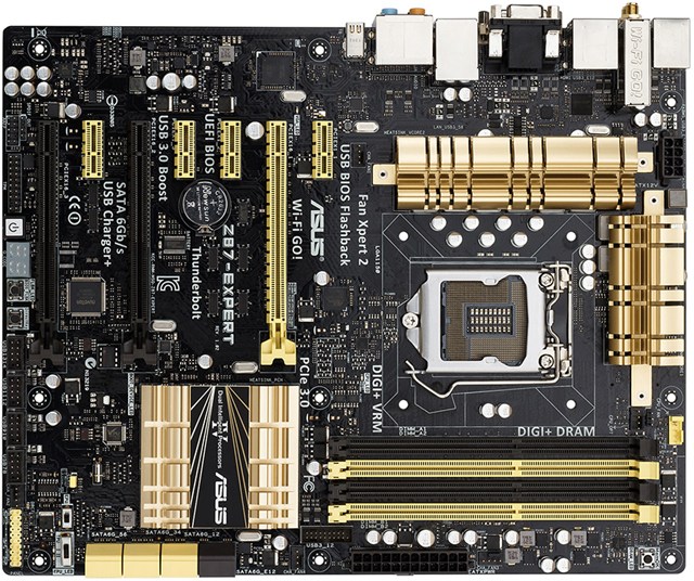 Matična ploča ASUS INTEL Z87-EXPERT ATX 4xDDR3 8xSATAIII 7xUSB 3.0 4xUSB 2.0 7xPCI Express 1xVGA 1xDVI 1xHDMI 1xThunderbolt Wi-Fi Bluetooth Socket 1150