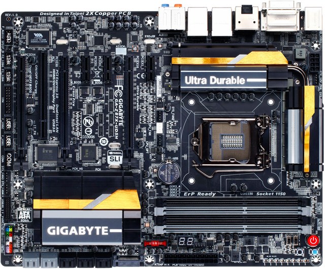 Matična ploča GIGABYTE INTEL GA-Z87X-UD5H ATX 4xDDR3 10xSATAIII 7xUSB 3.0 2xUSB 2.0 6xPCI Express 1xPCI 1xDVI 2xHDMI 1xDisplayPort Socket 1150