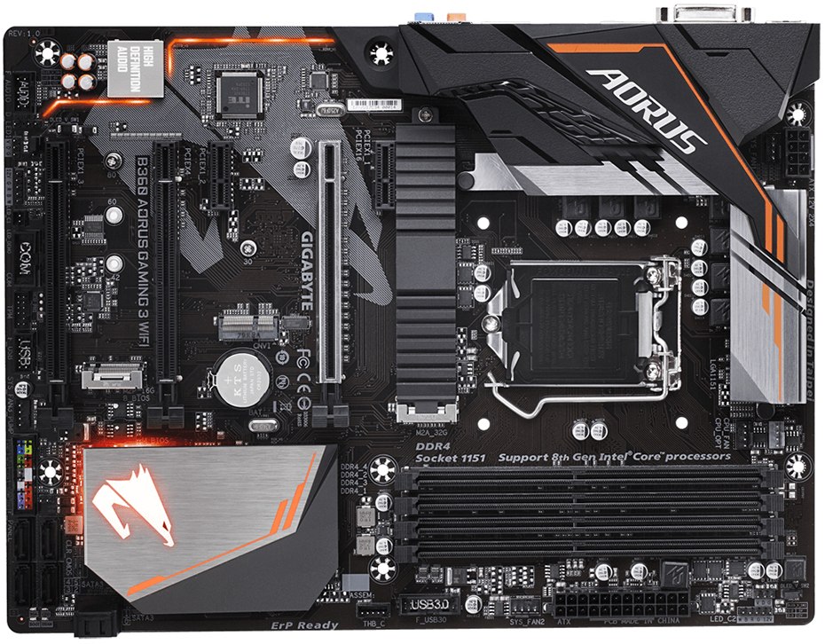 Matična ploča GIGABYTE INTEL / Socket 1151 / čipset B360 / memorija 4 x DDR4 / video izlaz DVI HDMI 1.4 / skladištenje podataka 2 x M.2 Socket 3 i 6 x SATA / eksterni port 5 x USB 3.1 / eksterni p...