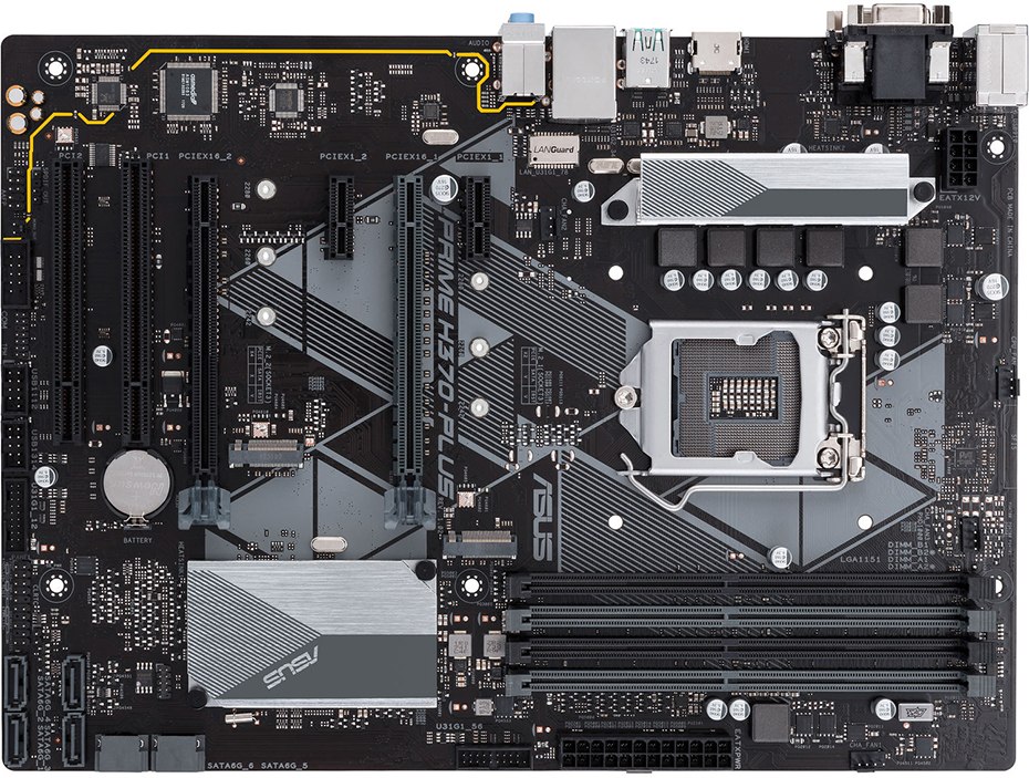 Matična ploča ASUS INTEL / Socket 1151 / čipset H370 / memorija 4 x DDR4 / video izlaz VGA DVI HDMI 1.4 / skladištenje podataka 2 x M.2 Socket 3 i 6 x SATA / eksterni port 4 x USB 3.1 / eksterni p...