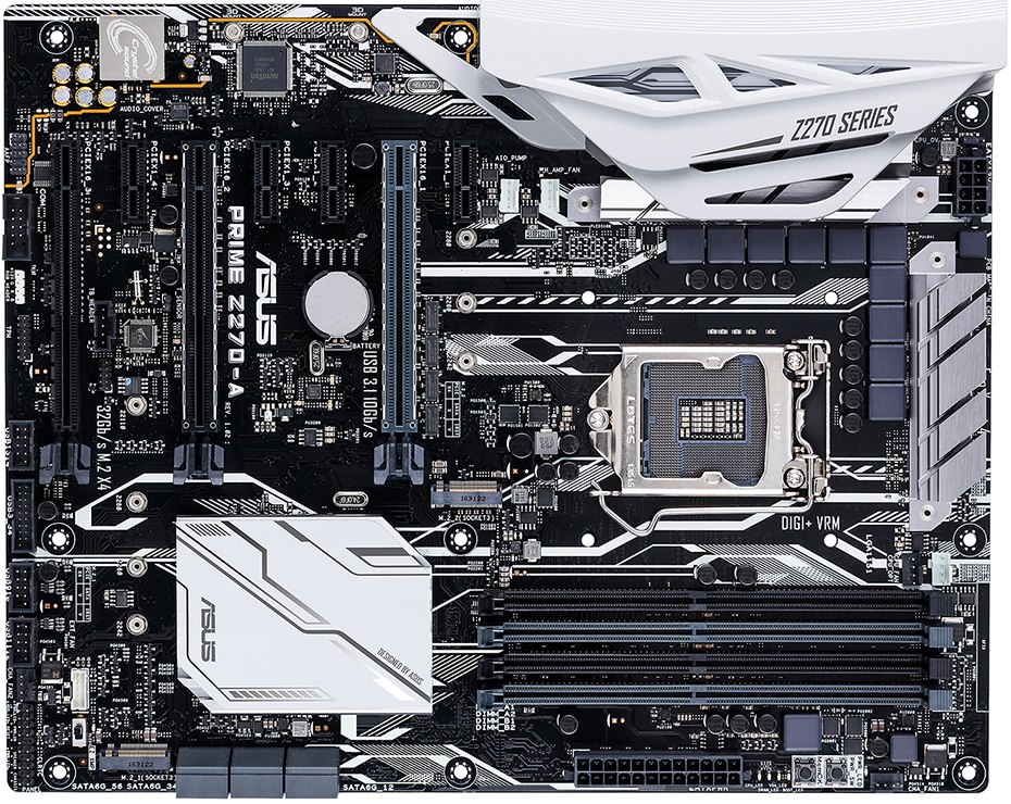 Matična ploča ASUS INTEL / Socket 1151 / čipset Z270 / memorija 4 x DDR4 / video izlaz DVI HDMI 1.4 DisplayPort / skladištenje podataka 2 x M.2 i 6 x SATA / eksterni port 6 x USB 3.1 / interni por...