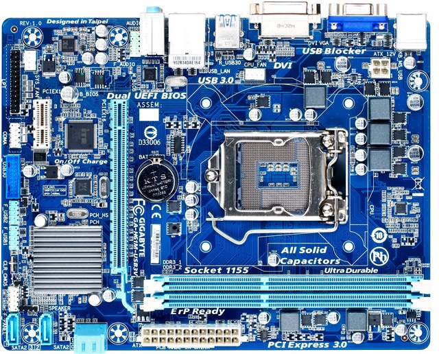 Matična ploča GIGABYTE INTEL GA-H61M-USB3V Micro ATX 2xDDR3 4xSATA 3xUSB 3.0 6xUSB 2.0 2xPCI Express 1xVGA 1xDVI Socket 1155