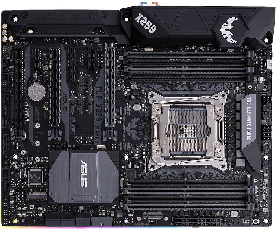 Matična ploča ASUS INTEL / Socket 2066 / čipset X299 / memorija 8 x DDR4 / skladištenje podataka 2 x M.2 Socket 3 i 6 x SATA / eksterni port 6 x USB 3.1 / interni port 4 x USB 3.1 / eksterni port ...