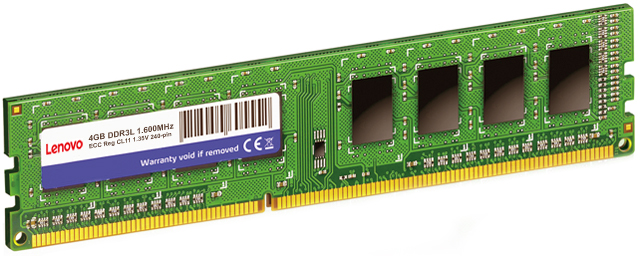 RAM Memorija za server LENOVO 0C19499 ECC Registered 4GB DDR3L 1.600MHz PC3L-12800 CL11 1.35V Low Voltage 240-pinova