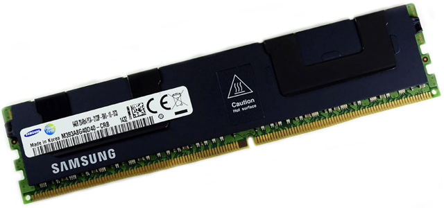 RAM Memorija za server SAMSUNG M393A8G40D40-CRB ECC Registered 64GB DDR4 2.133MHz PC4-17000R RDIMM CL15 1.2V 17-čipova 4Rx4 4Gx4 Quad Ranked 288-pinova