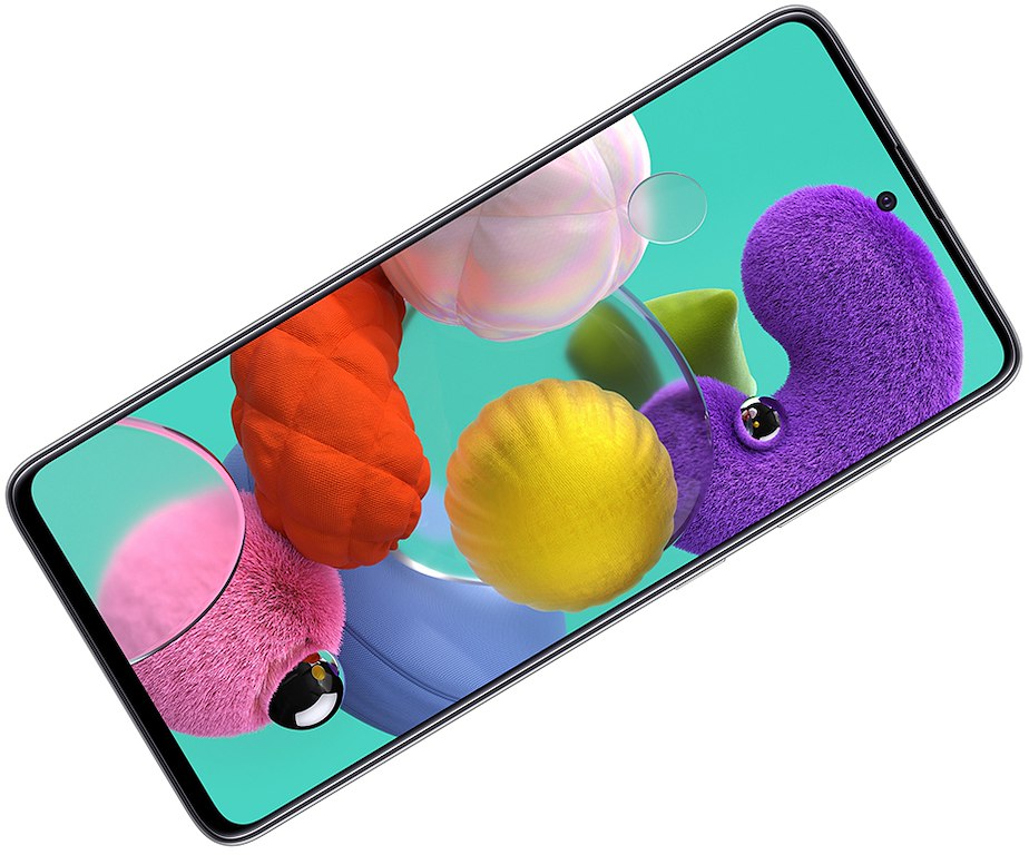 Smart mobilni telefon SAMSUNG Galaxy A51 / ekran 6.5 inča / procesor ARM Cortex-A73 8-jezgara / RAM memorija 4GB / fleš memorija 128GB / operativni sistem Android 10 / tip Dual SIM / boja BELA / m...