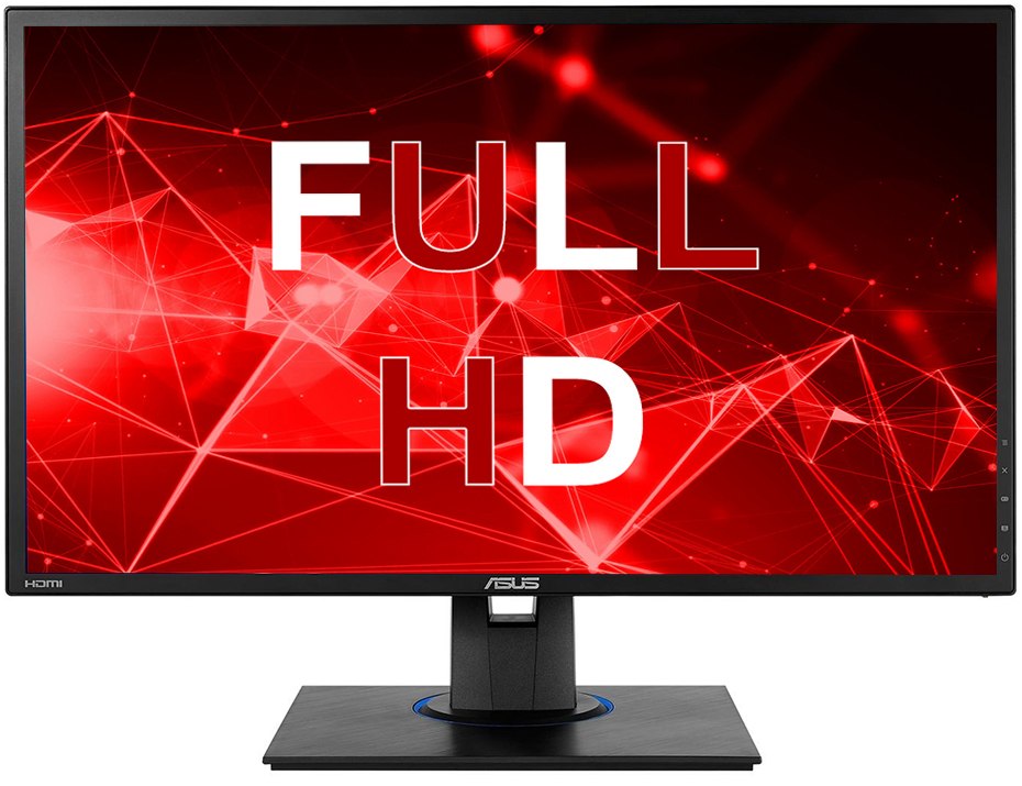 LED Monitor ASUS / veličina ekrana 24 inča / rezolucija 1.920 x 1.080 piksela / standard FULL HD / tip panela TN / osvetljenje 250 cd/m2 / kontrast 1000:1 / brzina odziva 1 milisekunda / vidno pol...