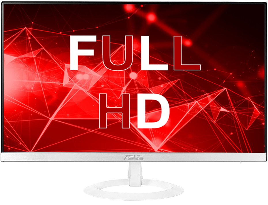 LED Monitor ASUS / veličina ekrana 27 inča / rezolucija 1.920 x 1.080 piksela / standard FULL HD / tip panela ISP / osvetljenje 250 cd/m2 / kontrast 1000:1 / brzina odziva 5 milisekundi / vidno po...