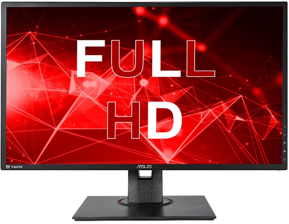 LED Monitor ASUS / veličina ekrana 24 inča / rezolucija 1.920 x 1.080 piksela / standard FULL HD / tip panela TN / osvetljenje 350 cd/m2 / kontrast 1000:1 / brzina odziva 1 milisekunda / vidno pol...