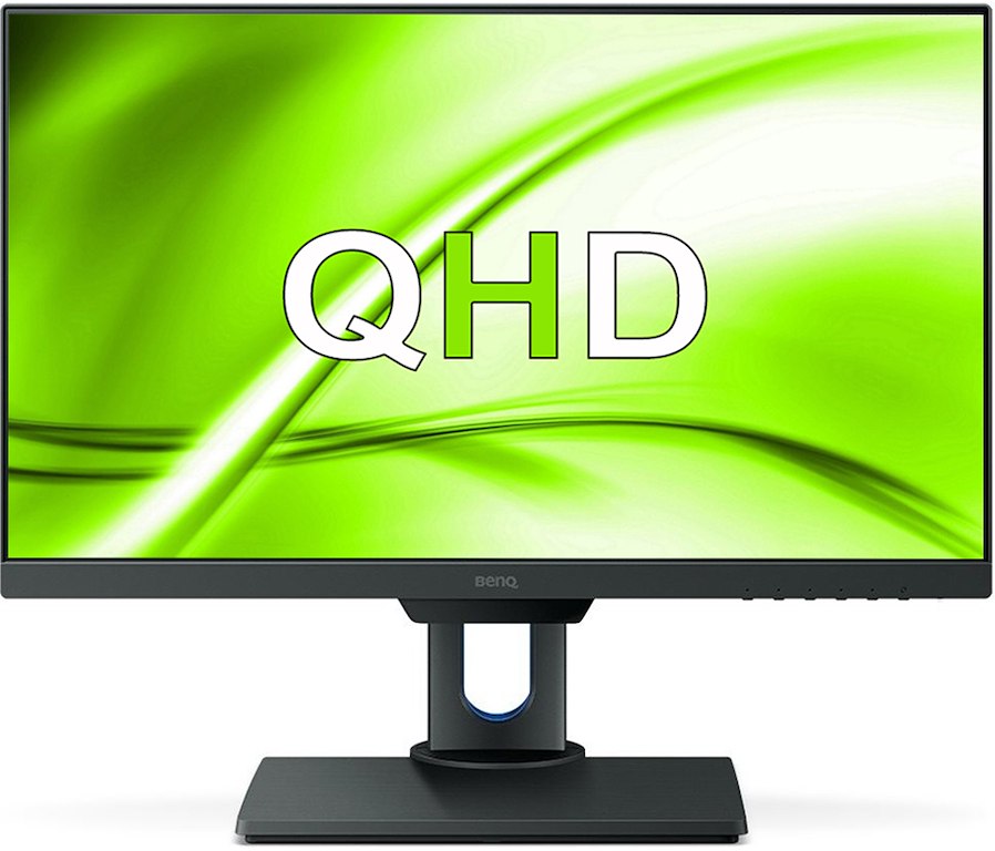 LED Monitor BENQ / veličina ekrana 25 inča / rezolucija 2.560 x 1.440 piksela / standard QHD / tip panela IPS / osvetljenje 350 cd/m2 / kontrast 1000:1 / brzina odziva 4 milisekunde / vidno polje ...