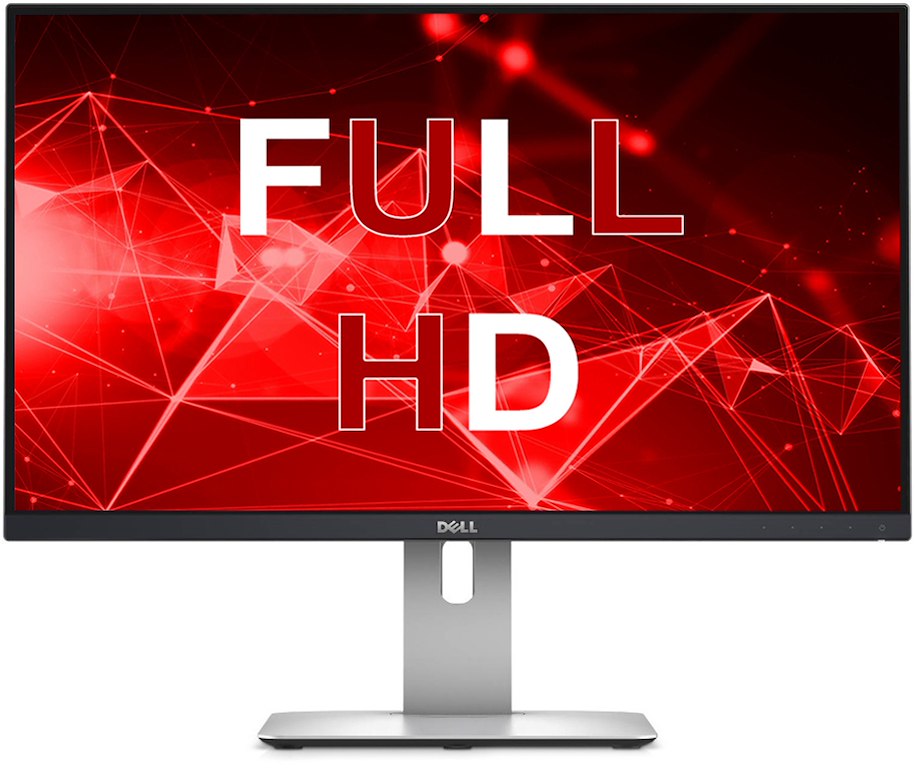 LED Monitor DELL / veličina ekrana 27 inča / rezolucija 1.920 x 1.080 piksela / standard FULL HD / tip panela IPS / osvetljenje 300 cd/m2 / kontrast 1000:1 / brzina odziva 6 milisekundi / vidno po...