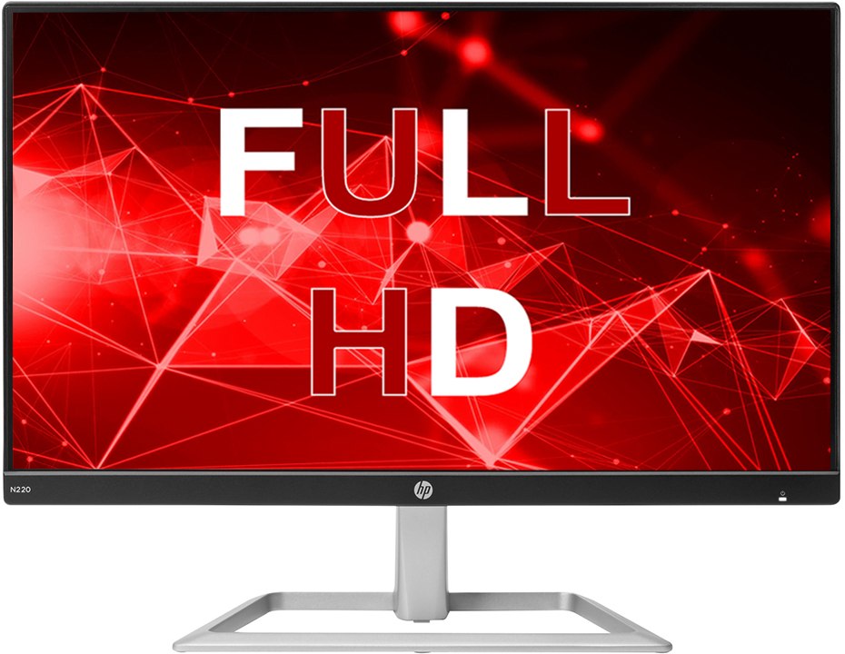 LED Monitor HP N220 / veličina ekrana 21.5 inča / rezolucija 1.920 x 1.080 piksela / standard FULL HD / tip panela IPS / osvetljenje 250 cd/m2 / kontrast 1000:1 / brzina odziva 5 milisekundi / vid...