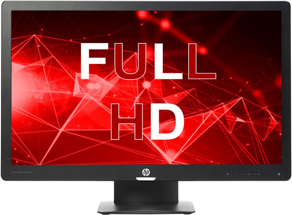 LED Monitor HP ProDisplay P240va / veličina ekrana 23.8 inča / rezolucija 1.920 x 1.080 piksela / standard FULL HD / tip panela VA / osvetljenje 250 cd/m2 / kontrast 3000:1 / brzina odziva 8 milis...