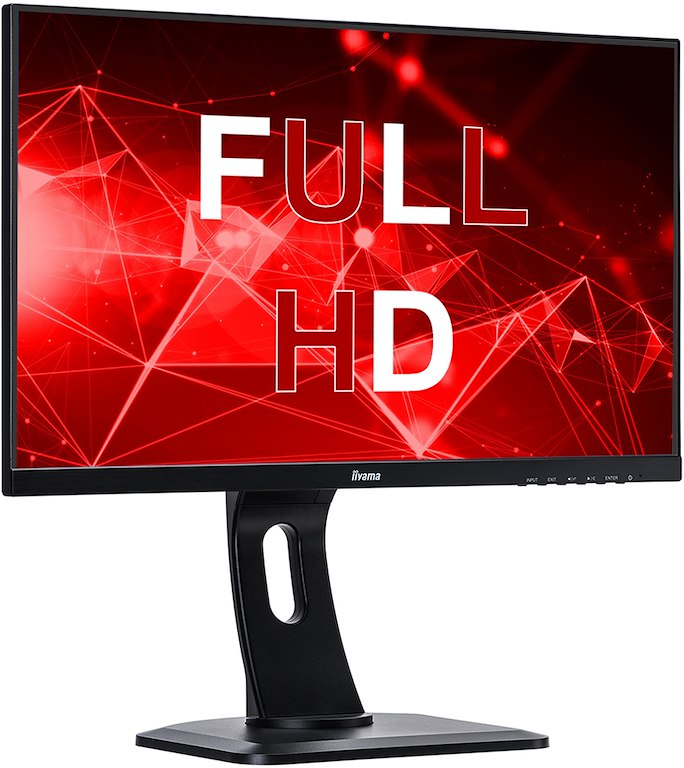 LED Monitor IIYAMA ProLite / veličina ekrana 23.8 inča / rezolucija 1.920 x 1.080 piksela / standard FULL HD / tip panela IPS / osvetljenje 250 cd/m2 / kontrast 1000:1 / brzina odziva 4 milisekund...