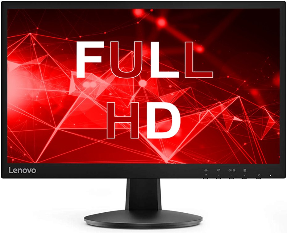 LED Monitor LENOVO / veličina ekrana 21.5 inča / rezolucija 1.920 x 1.080 piksela / standard FULL HD / tip panela TN / osvetljenje 200 cd/m2 / kontrast 600:1 / brzina odziva 5 milisekundi / vidno ...