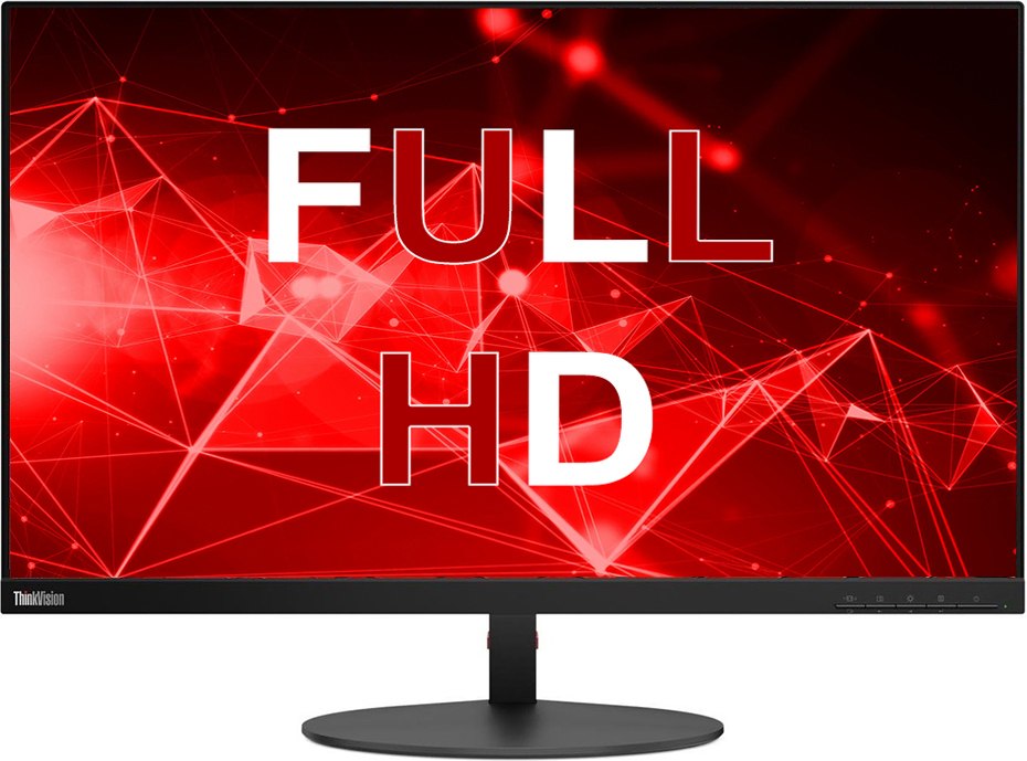 LED Monitor LENOVO ThinkVision / veličina ekrana 27 inča / rezolucija 1.920 x 1.080 piksela / standard FULL HD / tip panela IPS / osvetljenje 250 cd/m2 / kontrast 1000:1 / brzina odziva 4 miliseku...