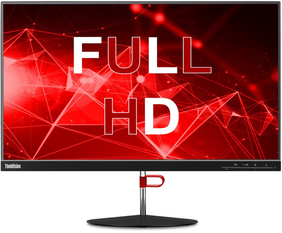 LED Monitor LENOVO ThinkVision / veličina ekrana 23.8 inča / rezolucija 1.920 x 1.080 piksela / standard FULL HD / tip panela IPS / osvetljenje 250 cd/m2 / kontrast 1000:1 / brzina odziva 4 milise...