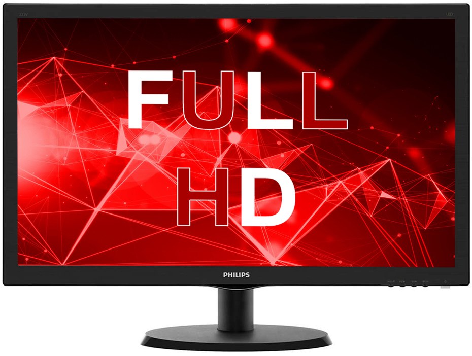 LED Monitor PHILIPS / veličina ekrana 21.5 inča / rezolucija 1.920 x 1.080 piksela / standard FULL HD / tip panela TN / osvetljenje 250 cd/m2 / kontrast 1000:1 / brzina odziva 5 milisekundi / vidn...