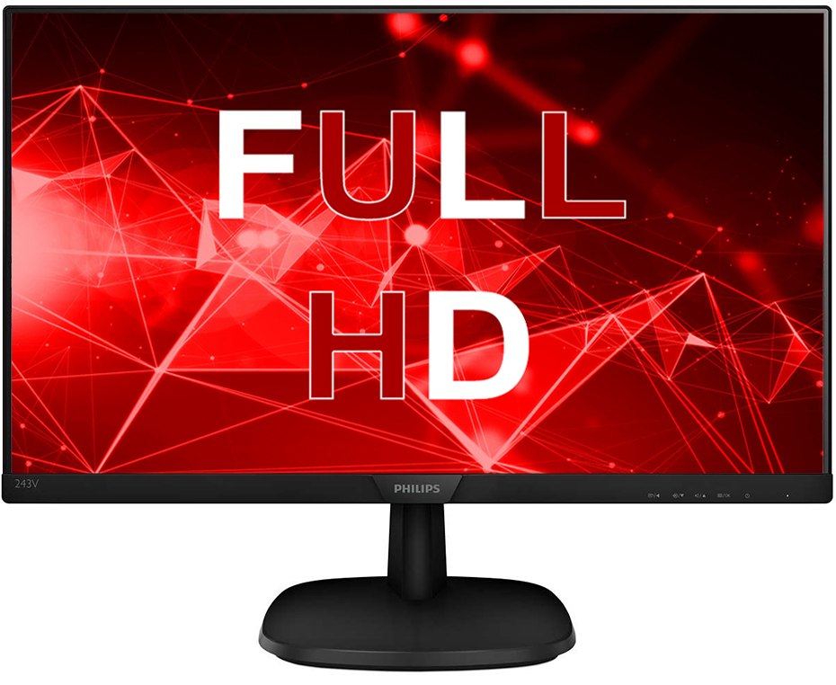 LED Monitor PHILIPS / veličina ekrana 23.8 inča / rezolucija 1.920 x 1.080 piksela / standard FULL HD / tip panela IPS / osvetljenje 250 cd/m2 / kontrast 1000:1 / brzina odziva 5 milisekundi / vid...