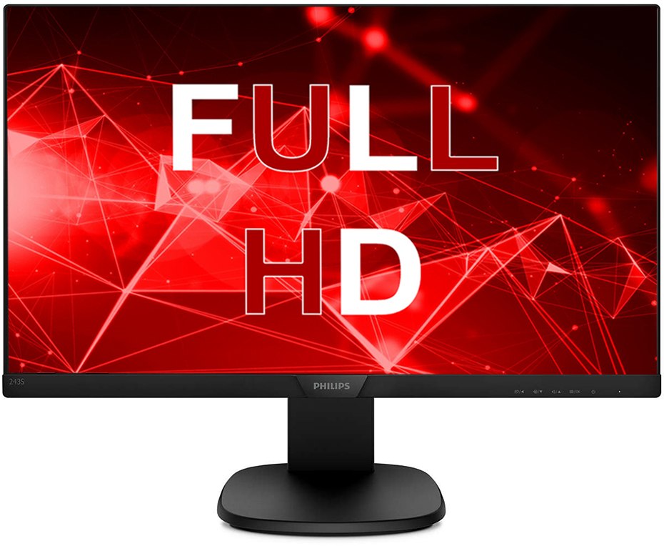 LED Monitor PHILIPS / veličina ekrana 23.8 inča / rezolucija 1.920 x 1.080 piksela / standard FULL HD / tip panela IPS / osvetljenje 250 cd/m2 / kontrast 1000:1 / brzina odziva 5 milisekundi / vid...