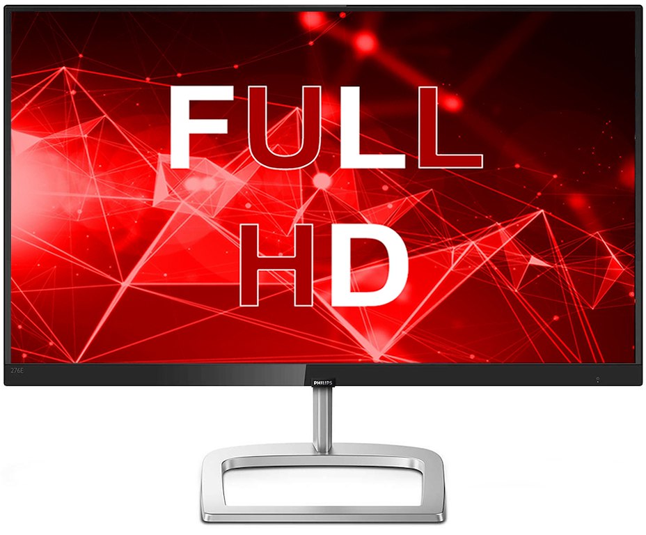 LED Monitor PHILIPS / veličina ekrana 27 inča / rezolucija 1.920 x 1.080 piksela / standard FULL HD / tip panela IPS / osvetljenje 250 cd/m2 / kontrast 1000:1 / brzina odziva 5 milisekundi / vidno...