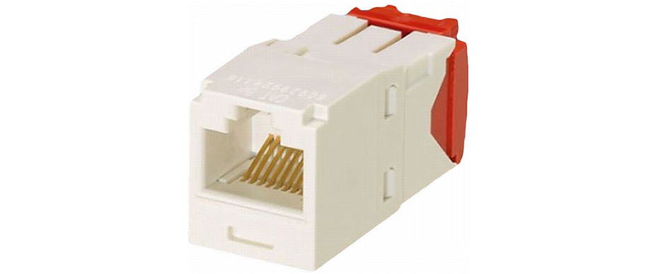 RJ45 Modul PANDUIT Mini-Com TX-5e / kategorija CAT5E / tip NEOKLOPLJENI / boja BELA / model CJ5E88TGAW