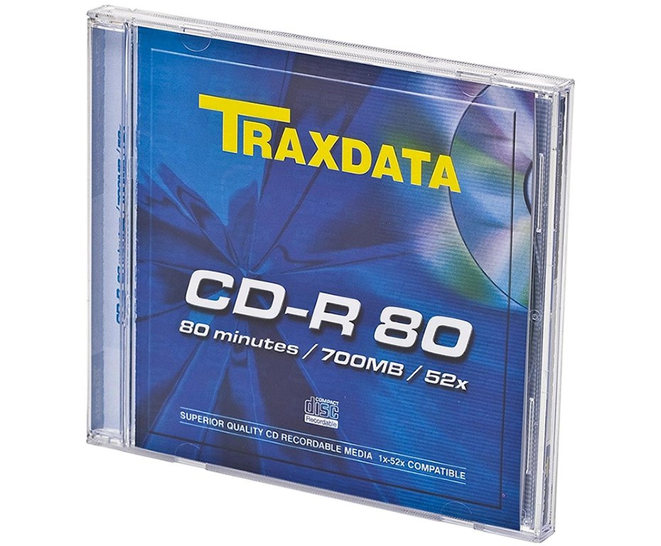 Traxdata CD-R 700MB 80 minuta SLIM pakovanje 10 komada