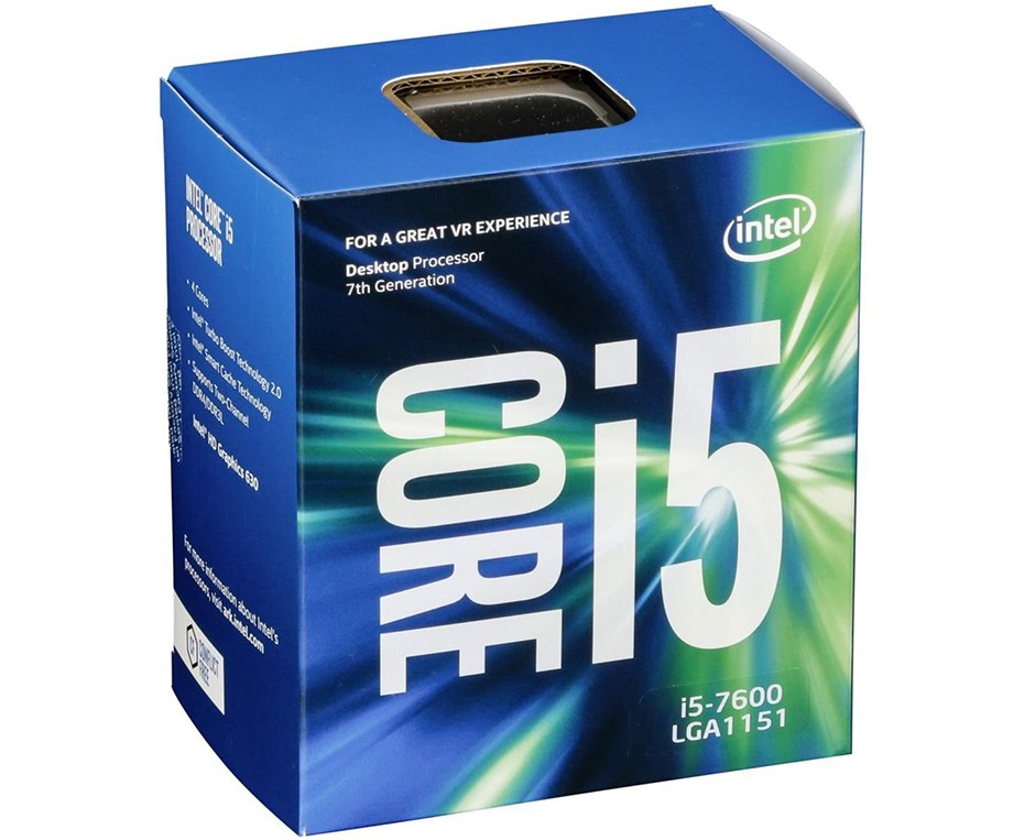 Procesor INTEL Core i5-7600 / Socket 1151 / generacija 7 / 4-jezgra / radna frekvencija 3.5GHz / turbo radna frekvencija 4.1GHz / keš memorija 6MB / termalna snaga 65W