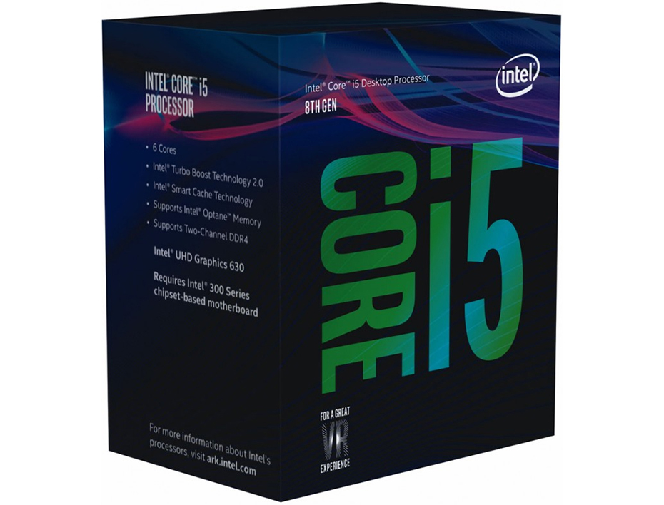 Procesor INTEL Core i5-8500 / Socket 1151 / generacija 8 / 6-jezgara / radna frekvencija 3.0GHz / turbo radna frekvencija 4.1GHz / keš memorija 9MB / termalna snaga 65W