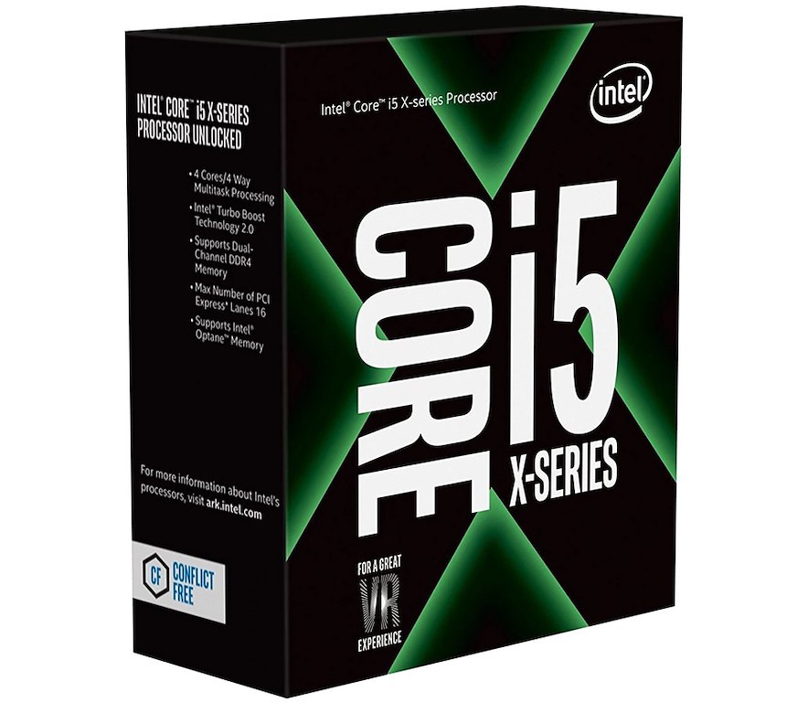 Procesor INTEL Core i5-7640X / Socket 2066 / 4-jezgra / radna frekvencija 4.0GHz / turbo radna frekvencija 4.2GHz / keš memorija 6MB / termalna snaga 112W