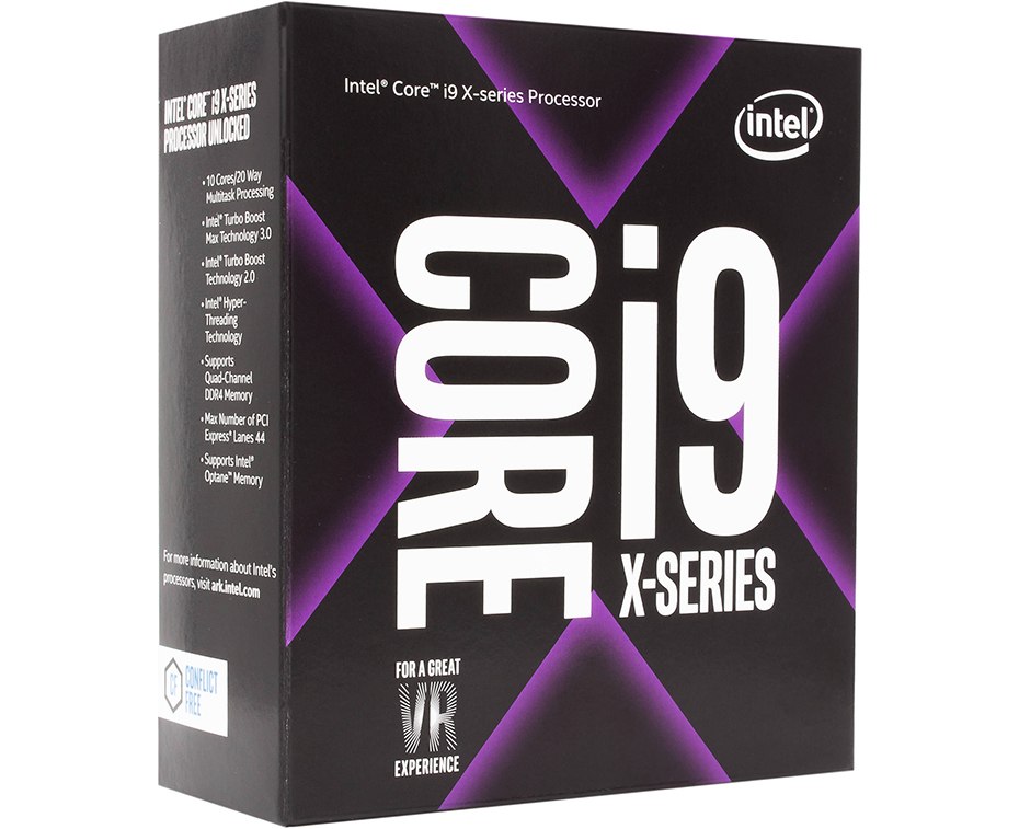 Procesor INTEL Core i9-7900X / Socket 2066 / 10-jezgara / radna frekvencija 3.3GHz / turbo radna frekvencija 4.3GHz / keš memorija 13.75MB / termalna snaga 140W