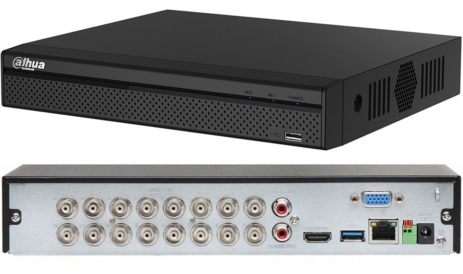 DVR Rekorder hibridni DAHUA Penta-brid Smart / video ulazi 16-kanala / rezolucija 2 megapiksela / video 1.920 x 1.080 piksela na 25 frejmova / video izlazi HDMI VGA / skladištenje 10TB / konektori...