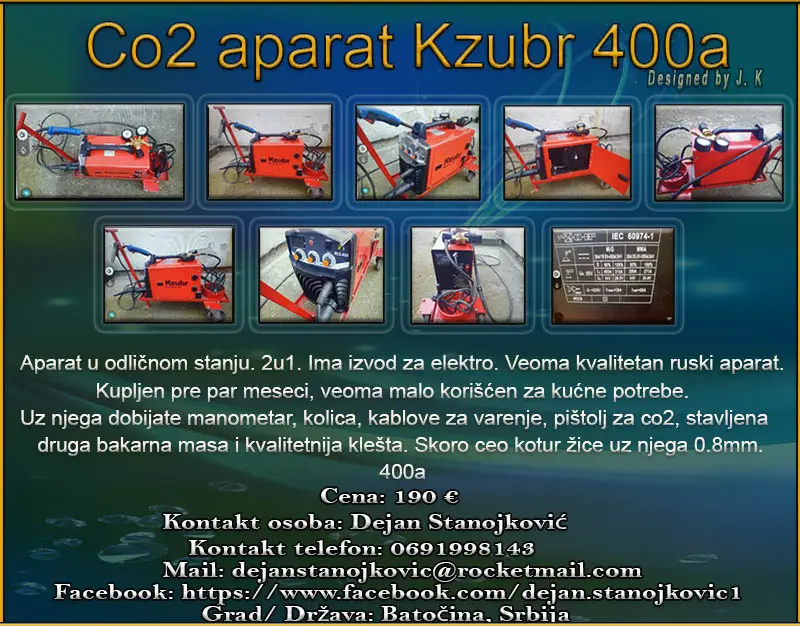 Co2 aparat Kzubr 400a