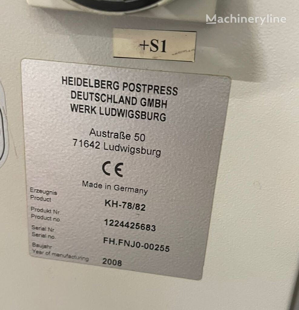 Heidelberg KH-78/82-4KTL + TSH 50 savijacica papira