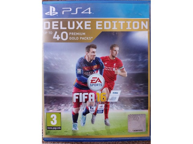 Sony PS4 Fifa 16 Deluxe Edition