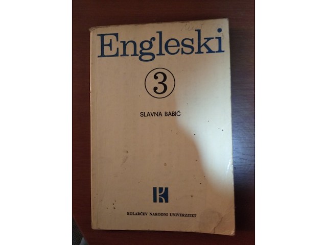 Engleski 3 - Slavna Babic
